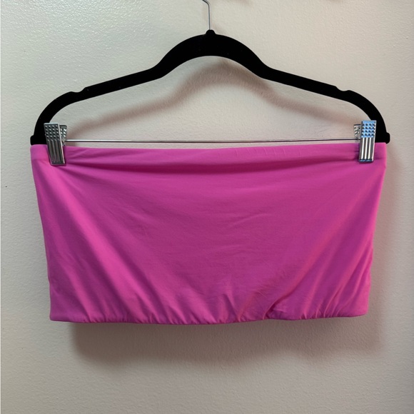 SKIMS | Tops | Skims Pink Bandeau Bra Top | Poshmark